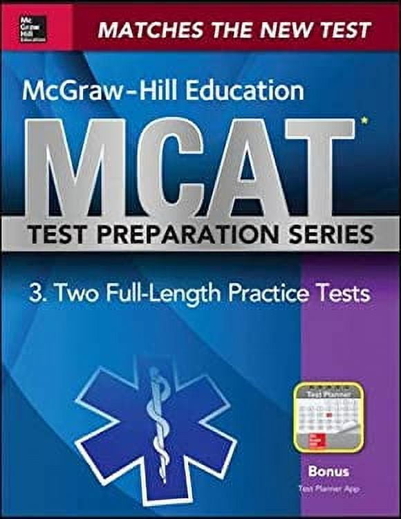 Pre-Owned McGraw-Hill Education MCAT 2 Full-Length Practice Tests 2015 ...