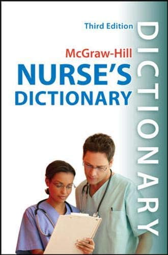 Pre-Owned McGraw-Hill Nurse's Dictionary, Third Edition (Paperback ...