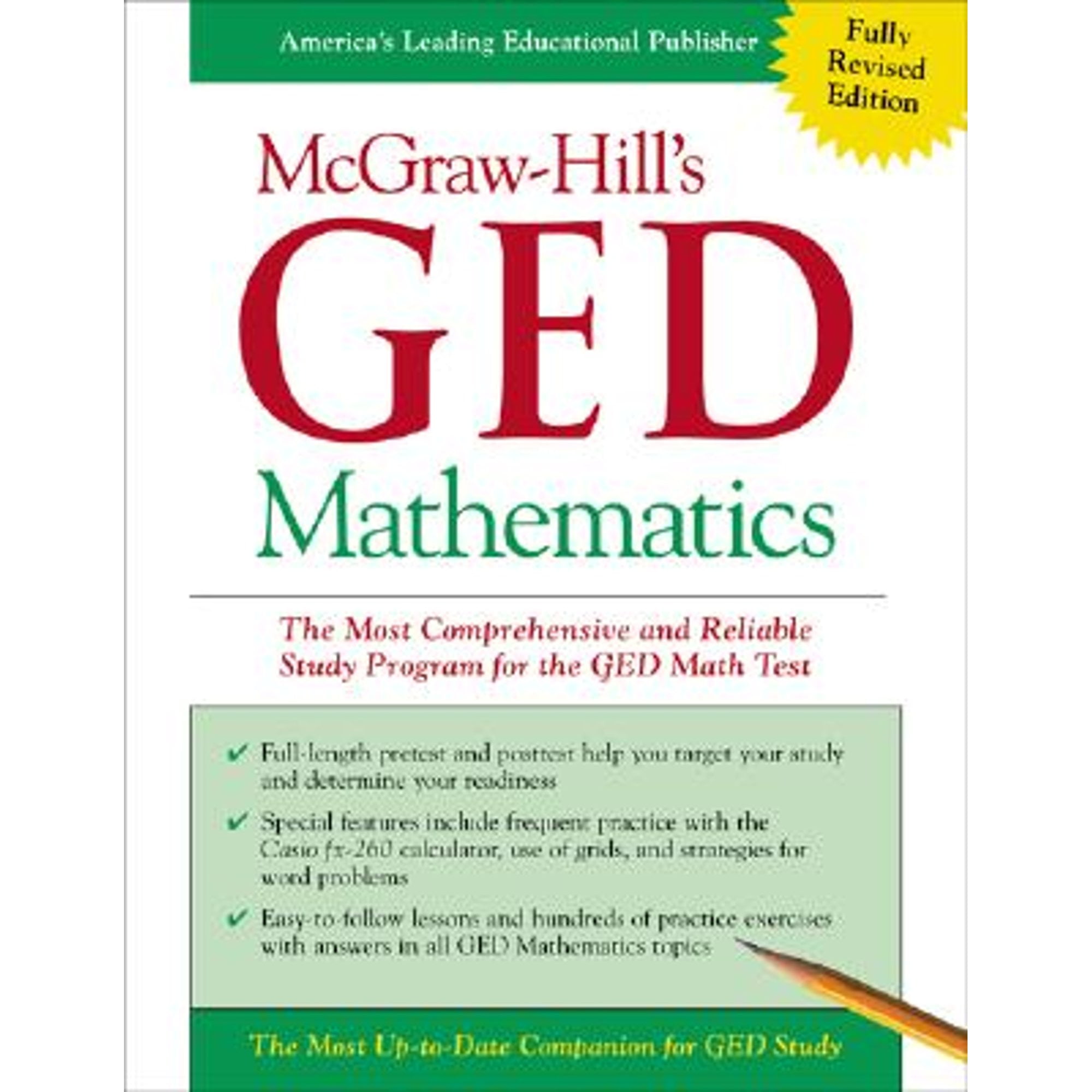 Pre-Owned McGraw-Hill's GED Mathematics: The Most Comprehensive and ...