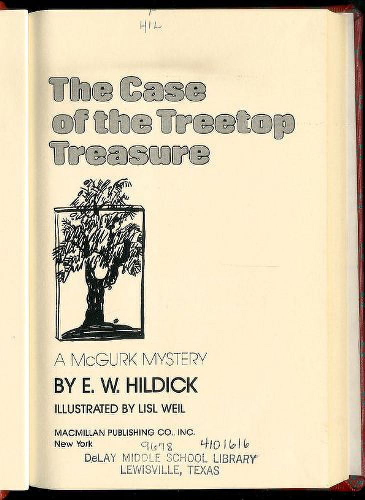 Pre-Owned The Case of the Treetop Treasure (Hardcover) 0027438503 ...