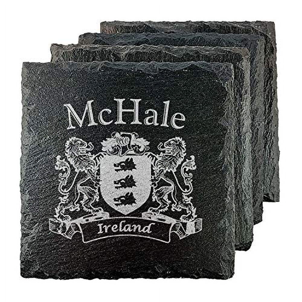 McHale Irish Coat of Arms Slate Coasters - Set of 4 - Walmart.com