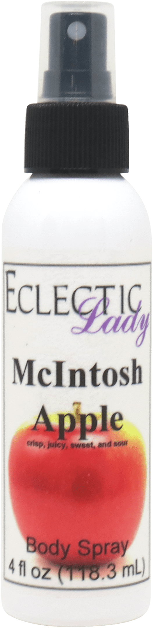 McIntosh Apple Body Spray, Eclectic Lady, Hydrating Mist, Unisex, 8 oz ...