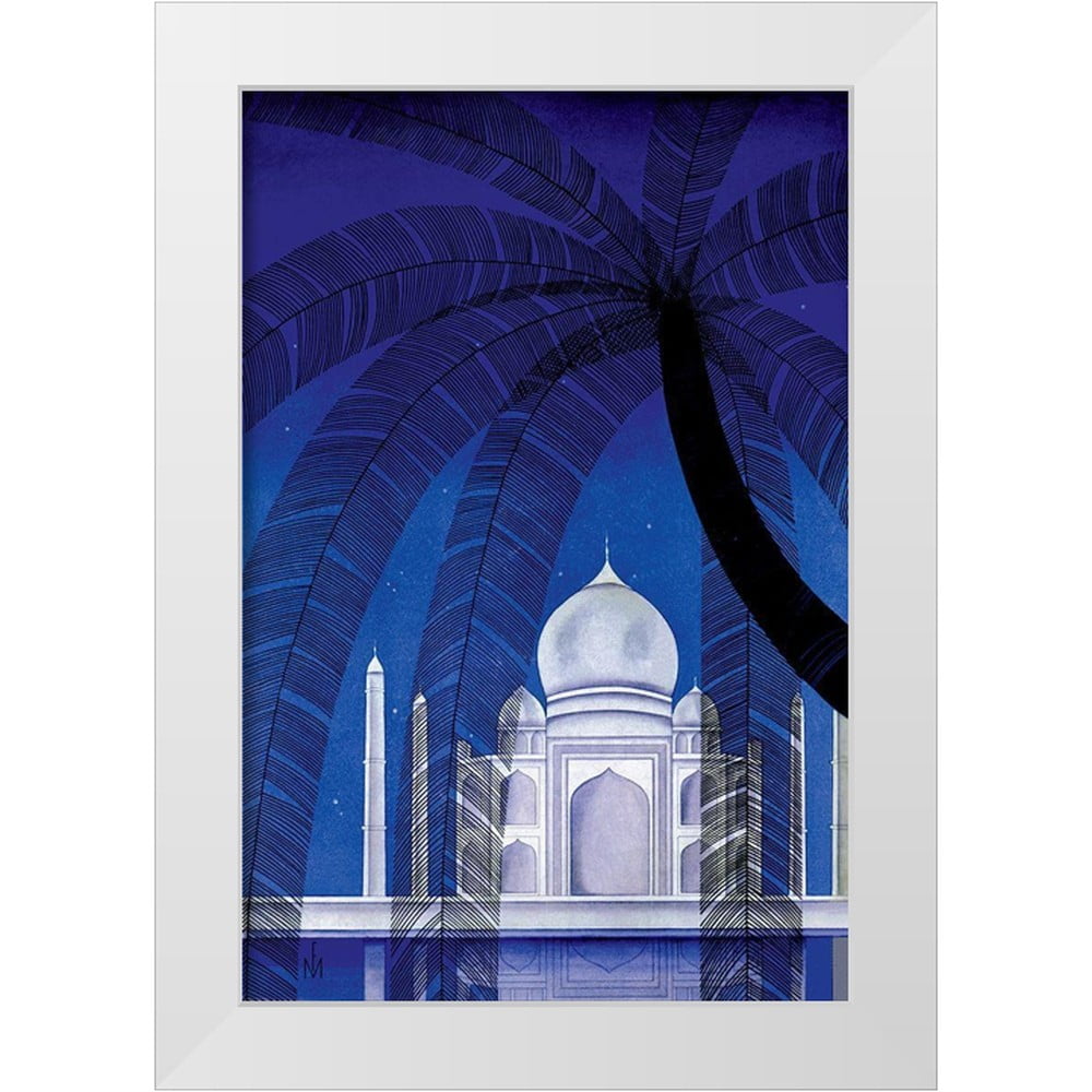 McIntosh, Frank 11x14 White Modern Wood Framed Museum Art Print Titled ...