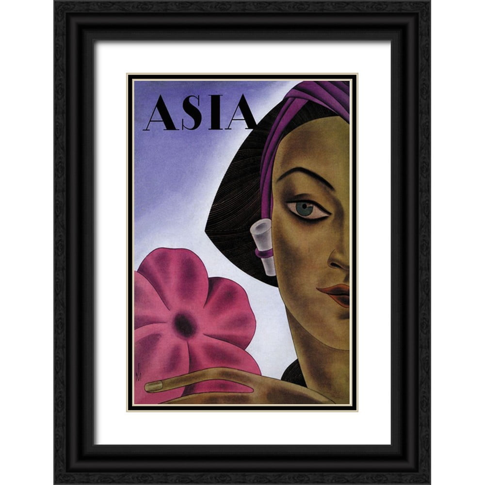 McIntosh, Frank 23x32 Black Ornate Wood Framed with Double Matting Museum Art Print Titled ...