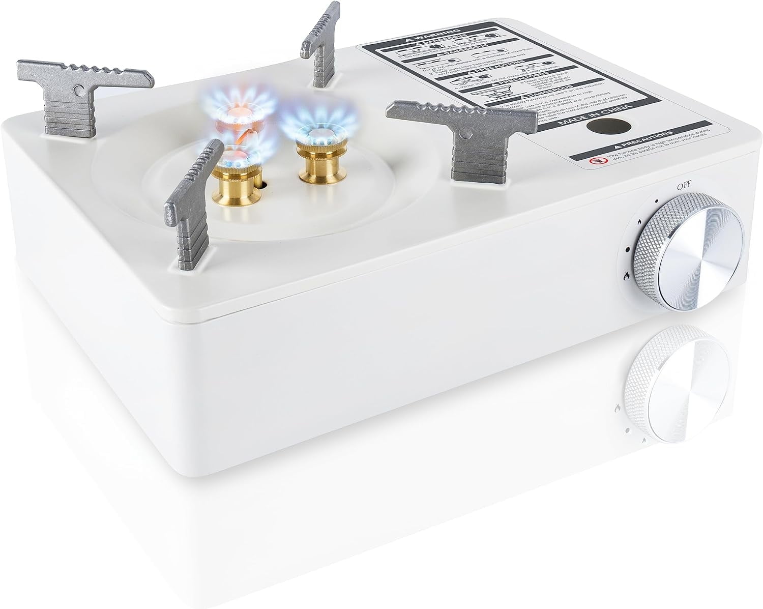 McKay Portable Camping Stove, Single Burner with Carry Case, Butane ...