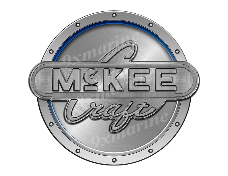 McKee Craft Remastered Sticker. Brushed Metal Style - 7.5" diameter ...