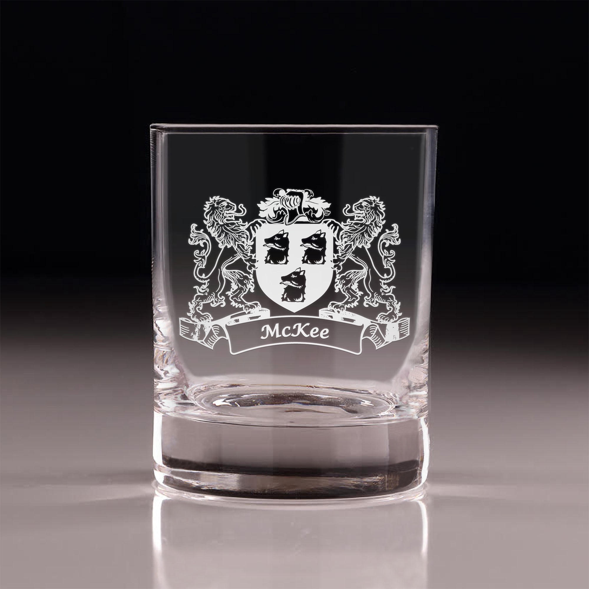 McKee Irish Coat of Arms Old Fashioned Tumblers - Set of 4 - Walmart.com