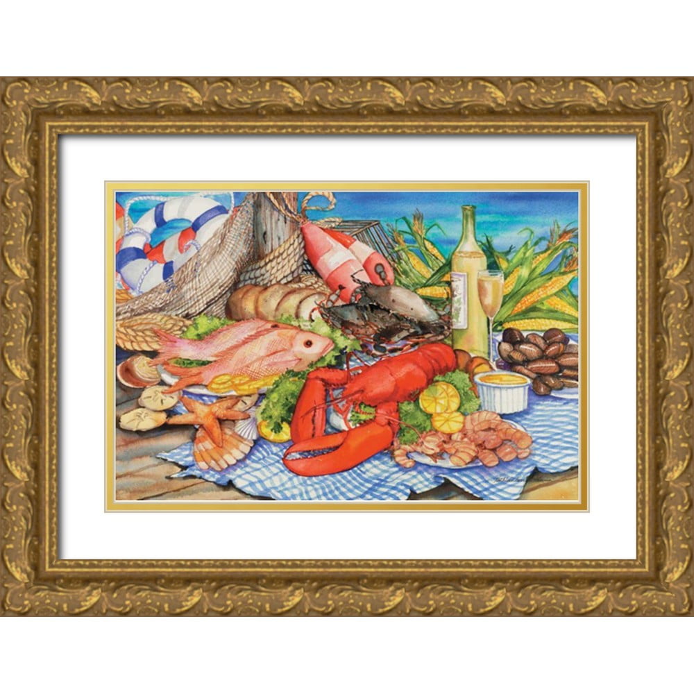 McKenna, Kathleen Parr 14x11 Gold Ornate Wood Framed with Double ...