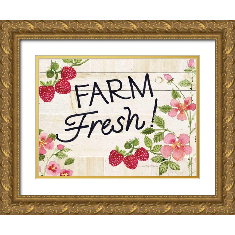 McKenna, Kathleen Parr 18x14 Gold Ornate Wood Framed with Double ...