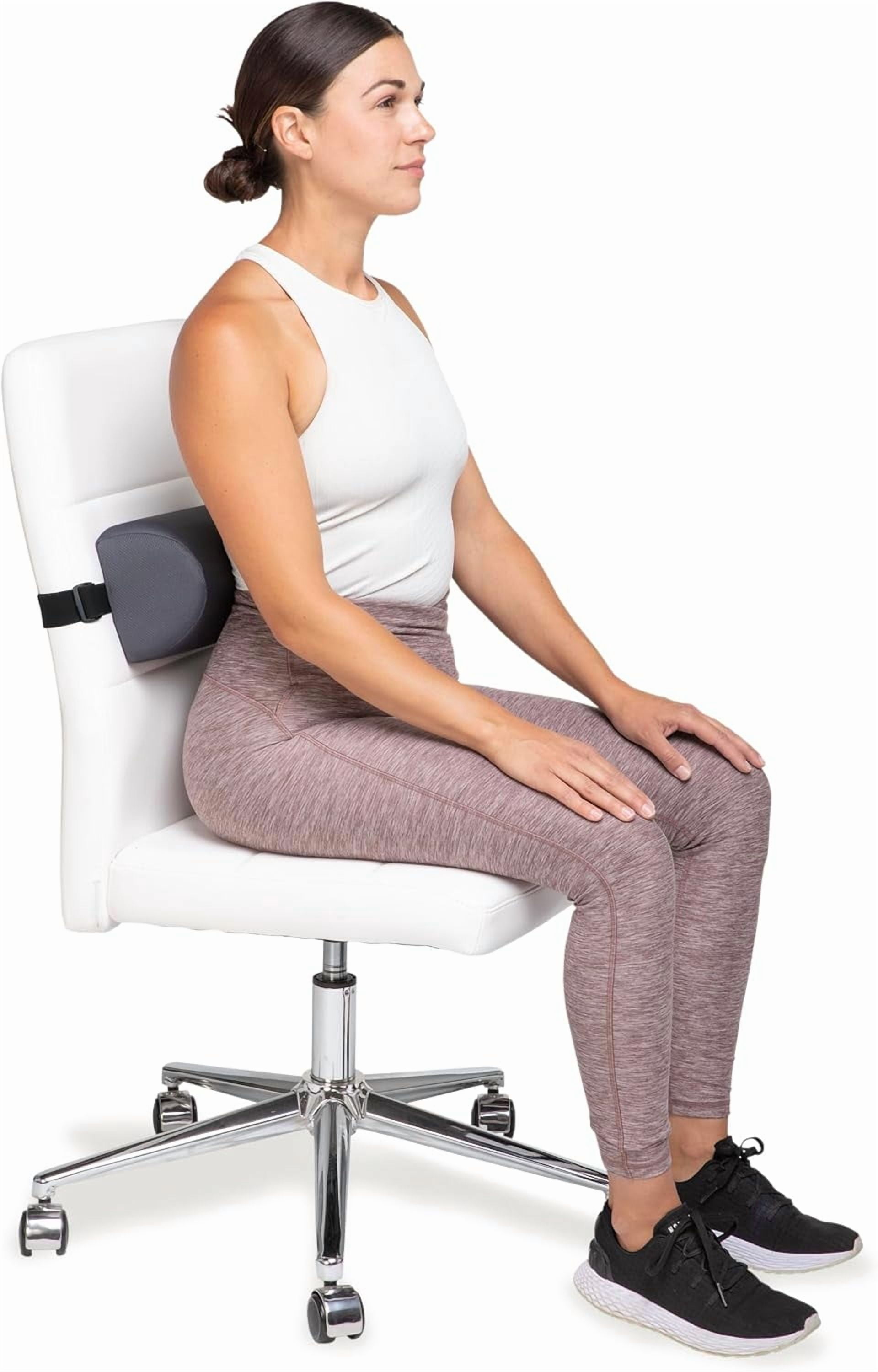 The Original McKenzie D-Section Lumbar Roll - USA-Made Low Back Lumbar ...