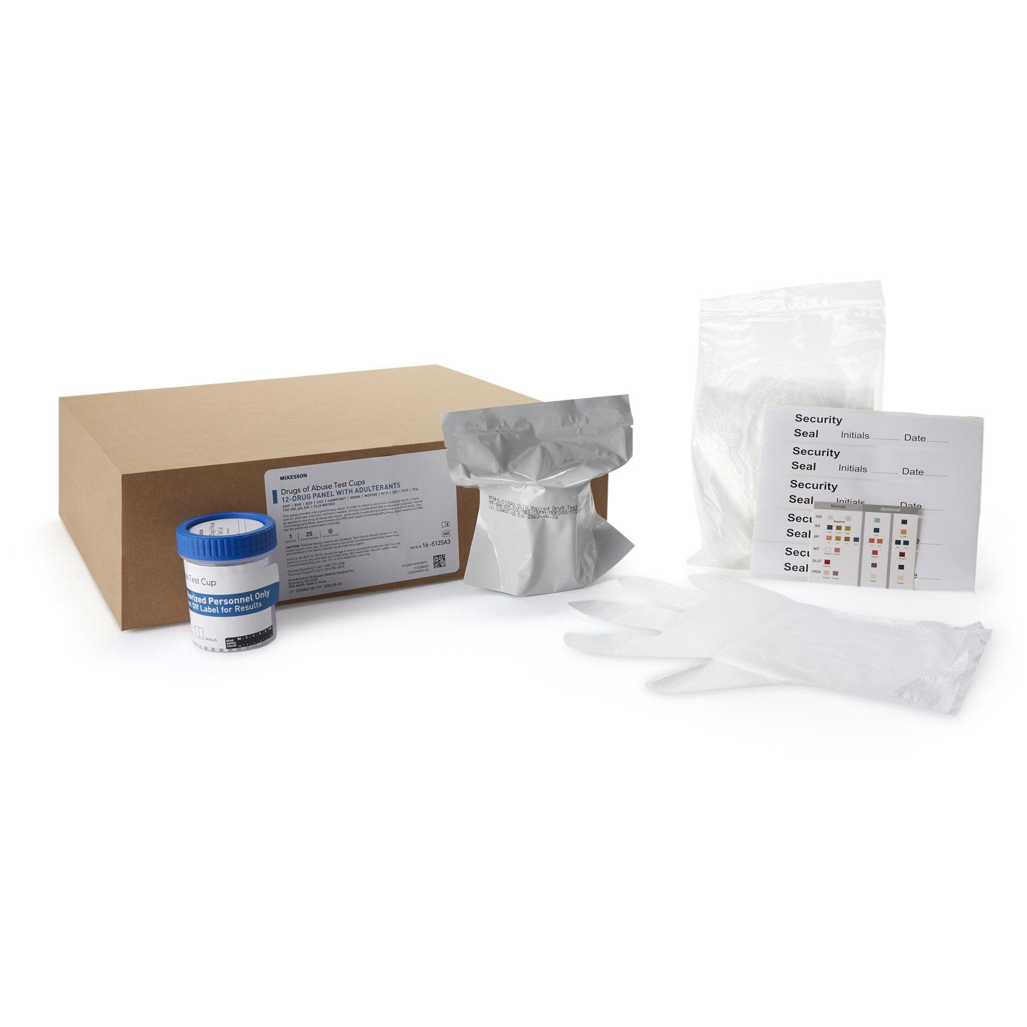 McKesson 12-Panel Drug Test Cup with Adulterants - Multi-Drug Cup Test ...