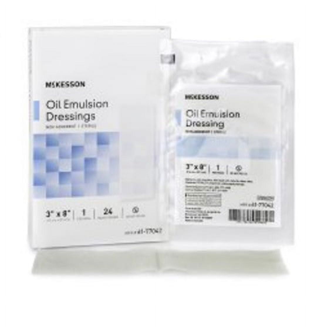 McKesson 61-77042 Oil Emulsion Impregnated Dressing 3 in. X 8 in ...