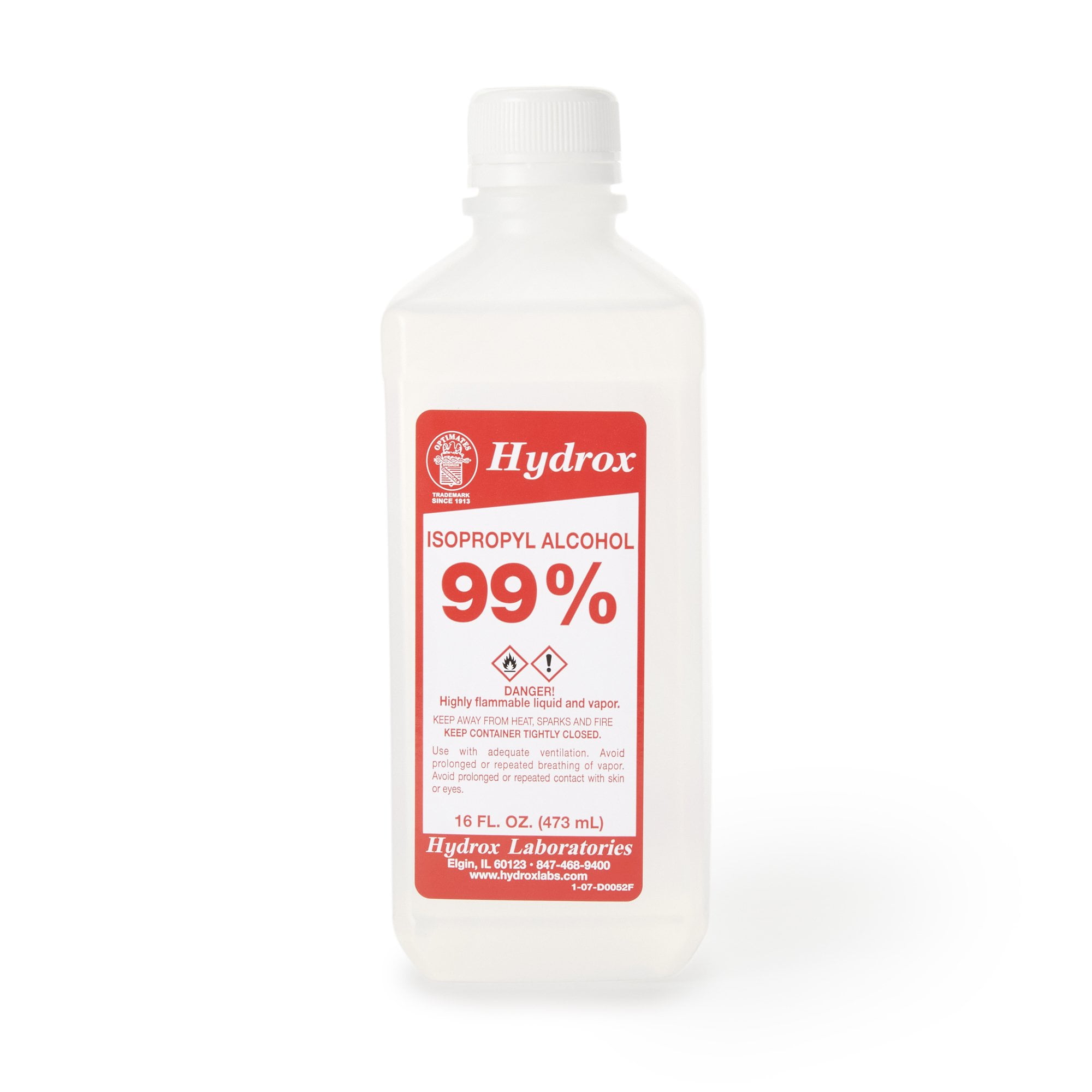 McKesson 99% Isopropyl Alcohol - 16 oz Liquid Bottle, First Aid ...