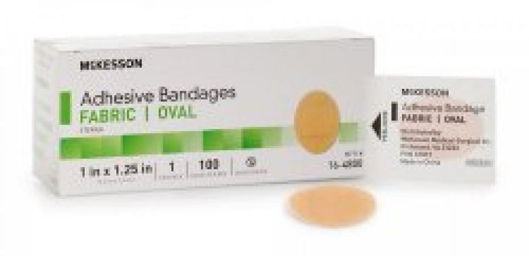 McKesson Non-Stick Skin Wound Adhesive Spot Bandage, Fabric, 1 X 1-1/4 ...