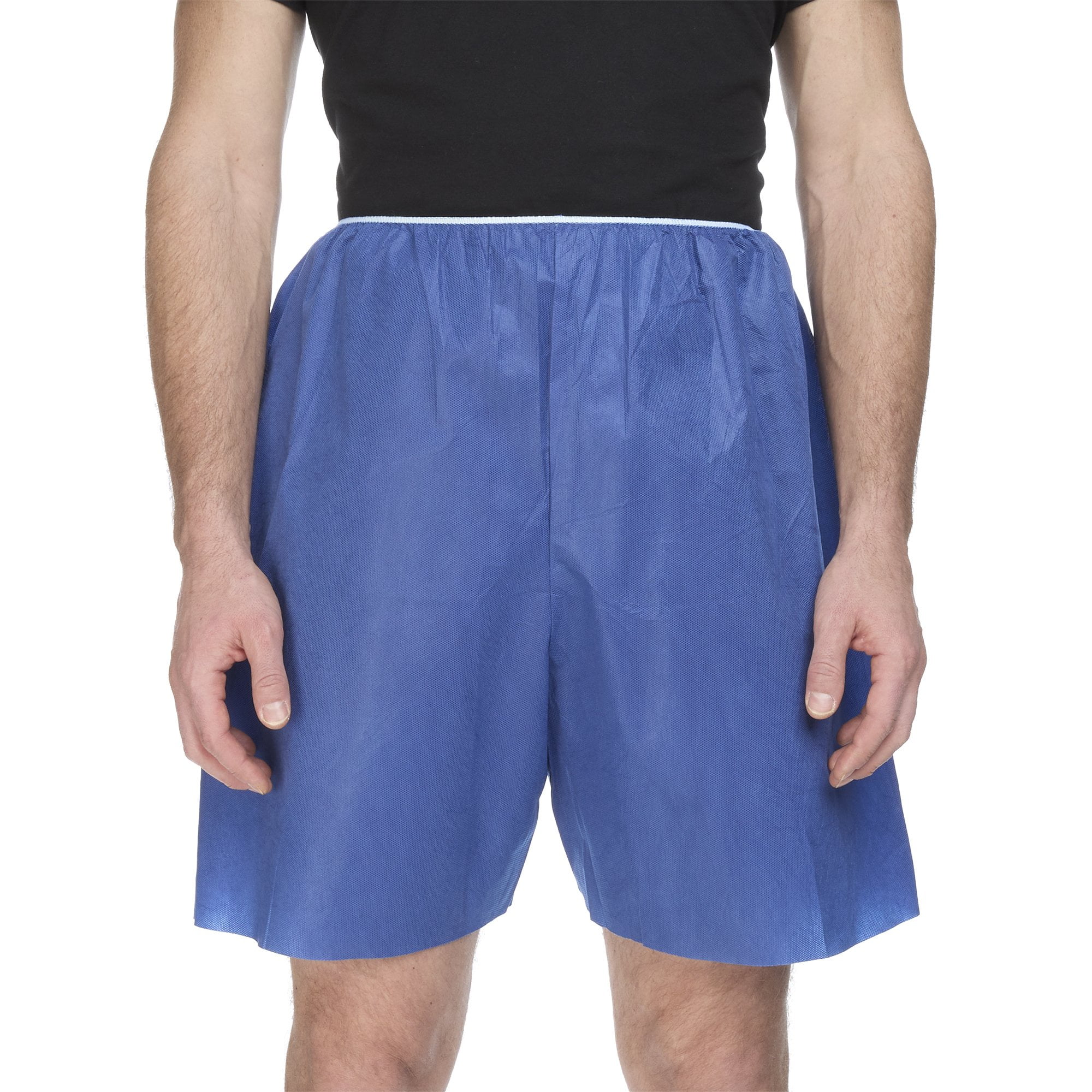 McKesson Adult Disposable Exam Shorts Blue Large 25 Ct - Walmart.com
