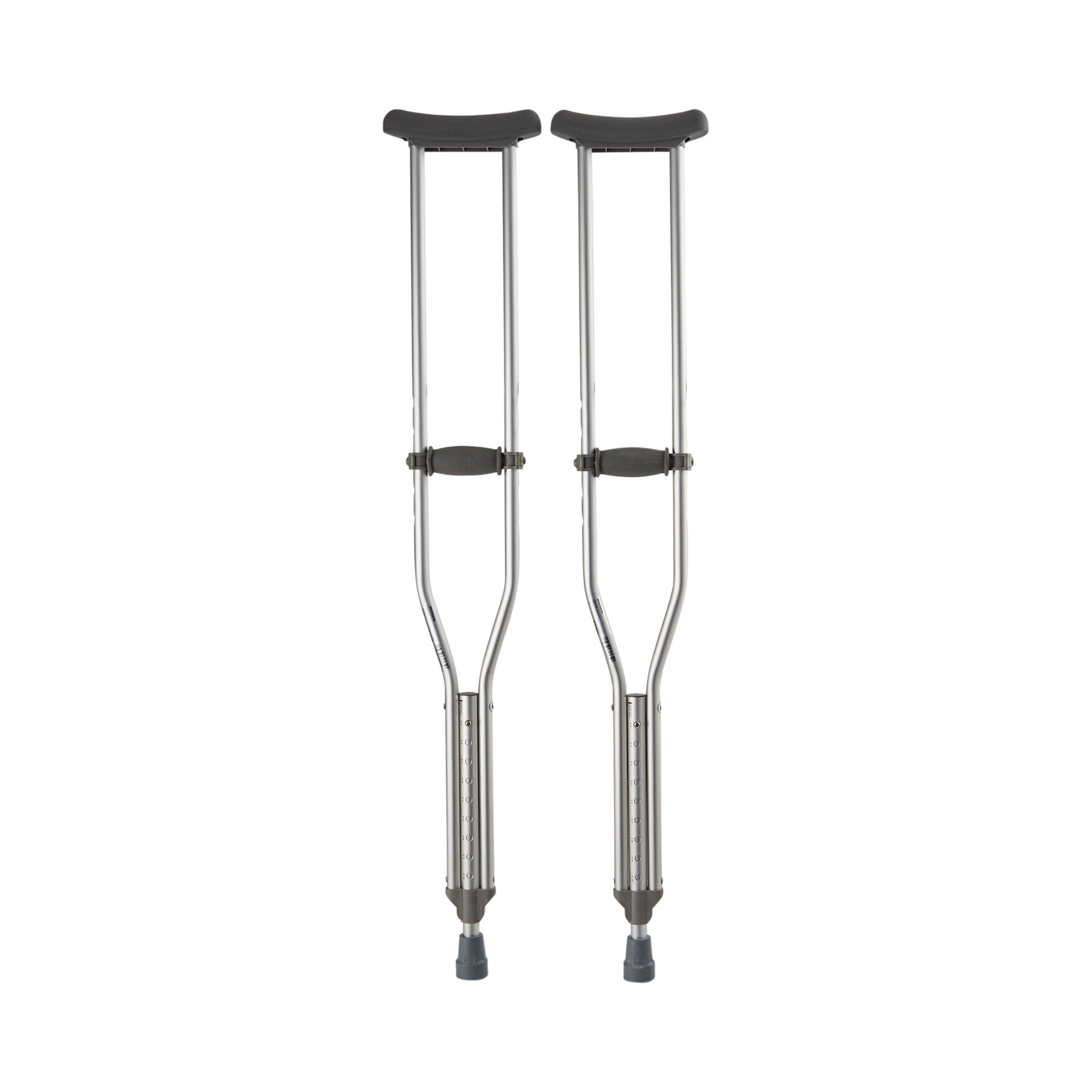 McKesson Aluminum Crutches with Euro-Style Clip, Push-Button, 45 in to ...