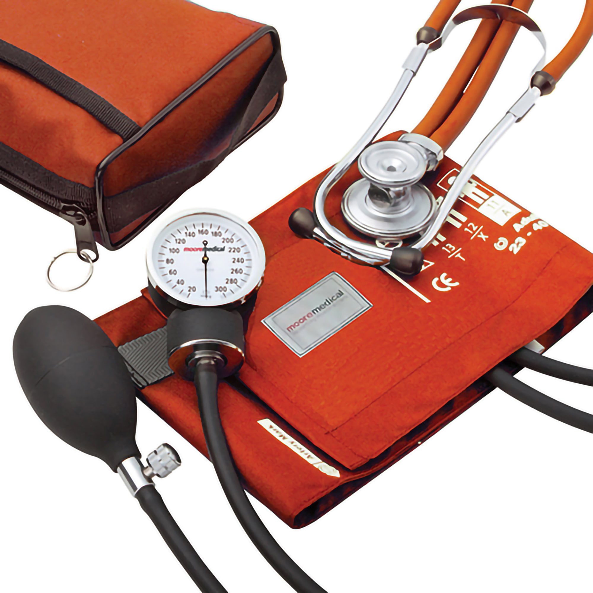 McKesson Blood Pressure Combo Kit with Sprague Stethoscope, Orange ...