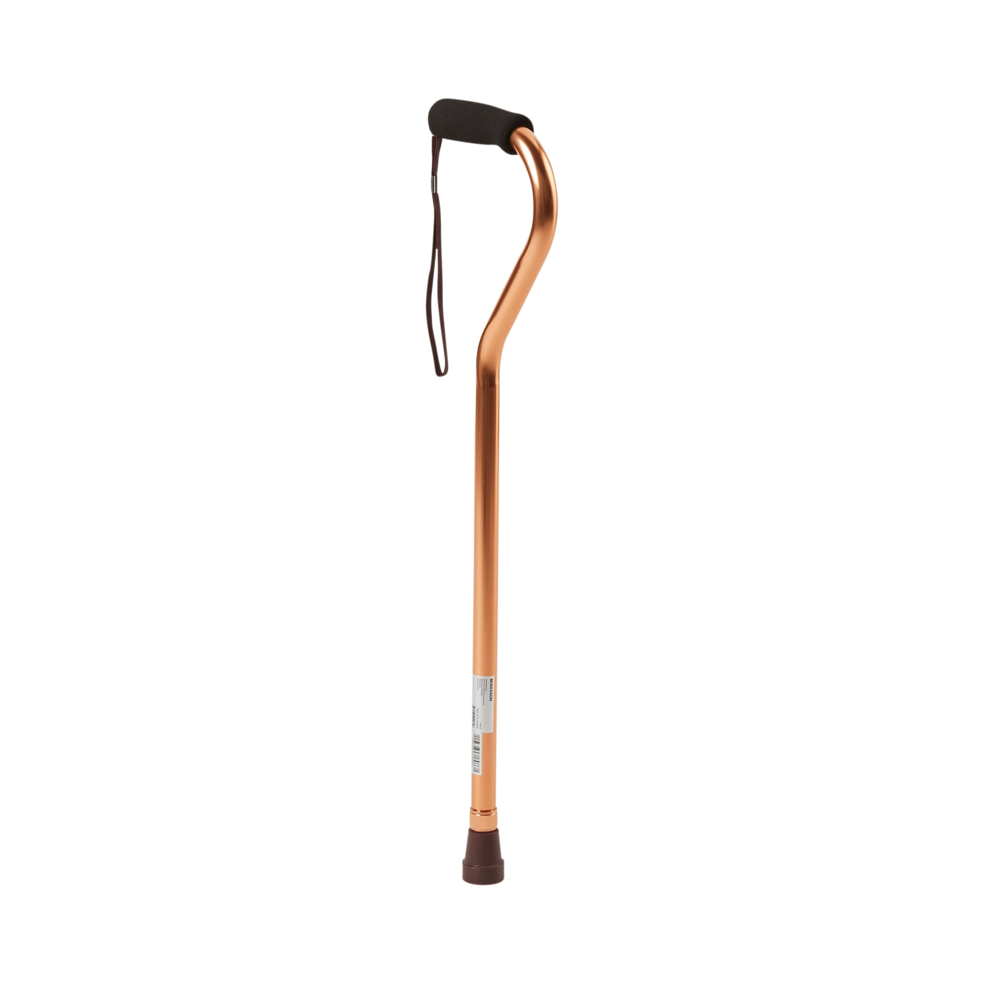 McKesson Bronze Aluminum Offset Walking Aid Cane, Adjustable Height, 30 ...