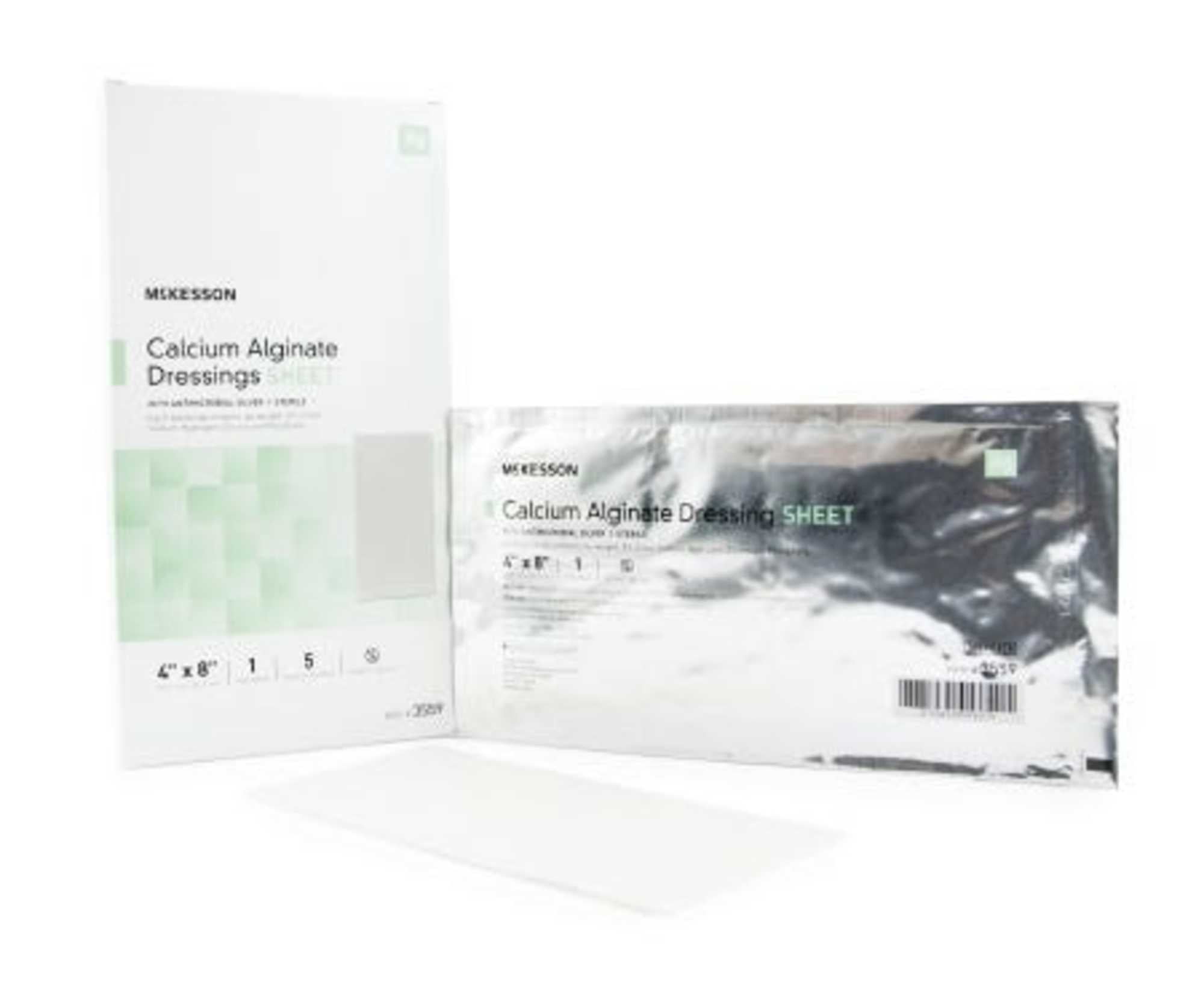 McKesson Calcium Alginate First Aid Gauze Box Set, 4 in x 8 in, 5 Count ...