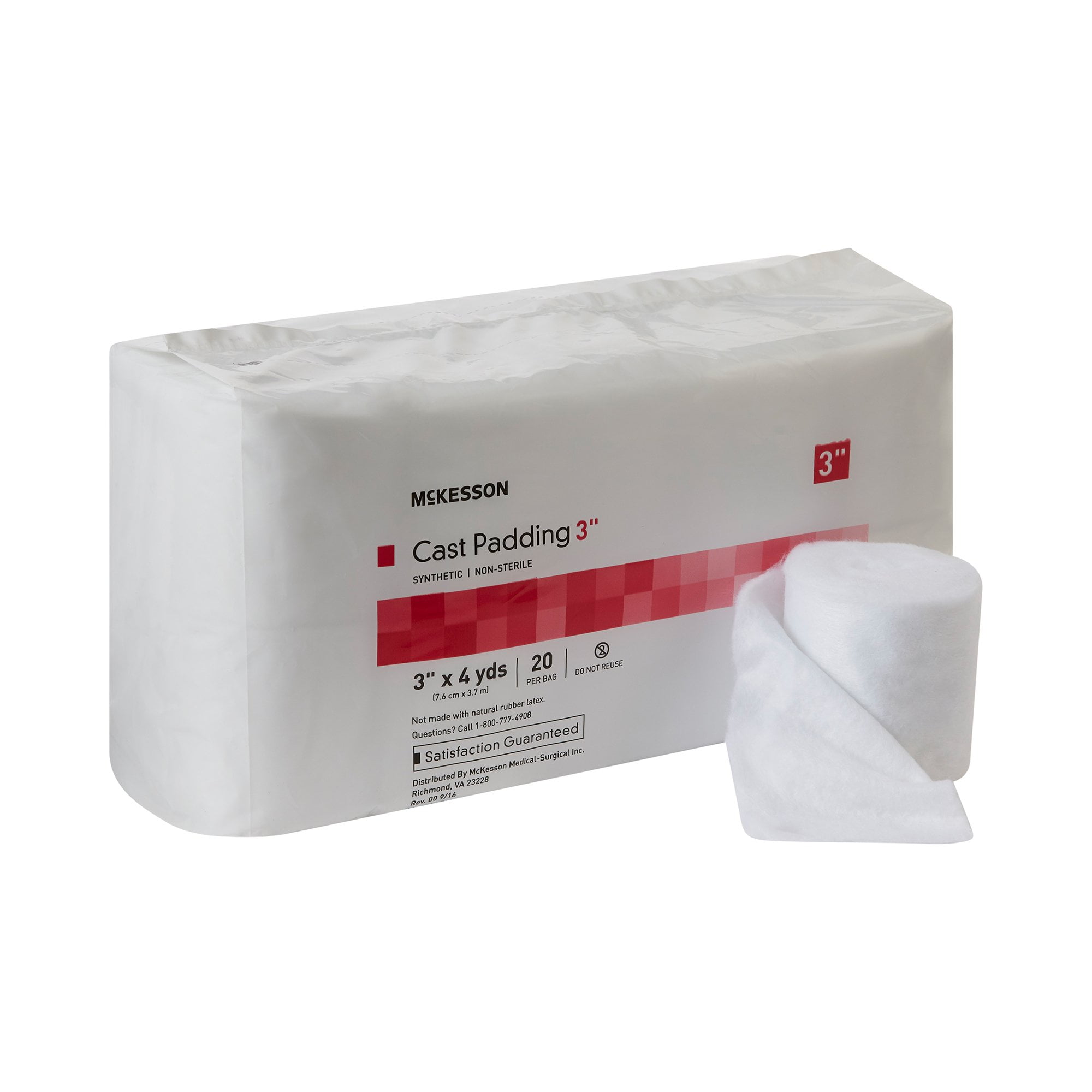McKesson Cast Padding, Fluid-Wicking Polyester - Non-Sterile, 3 in x 4 ...