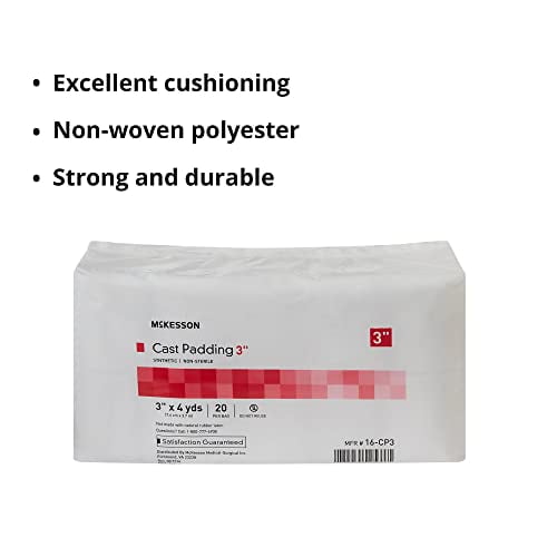 McKesson Cast Padding, Non-Sterile, Polyester, 3 in x 4 yds, 20 Count ...
