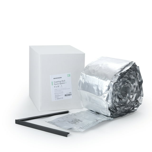 McKesson Casting Rolled Form Splints, Fiberglass Padding Splint Roll, 5 ...