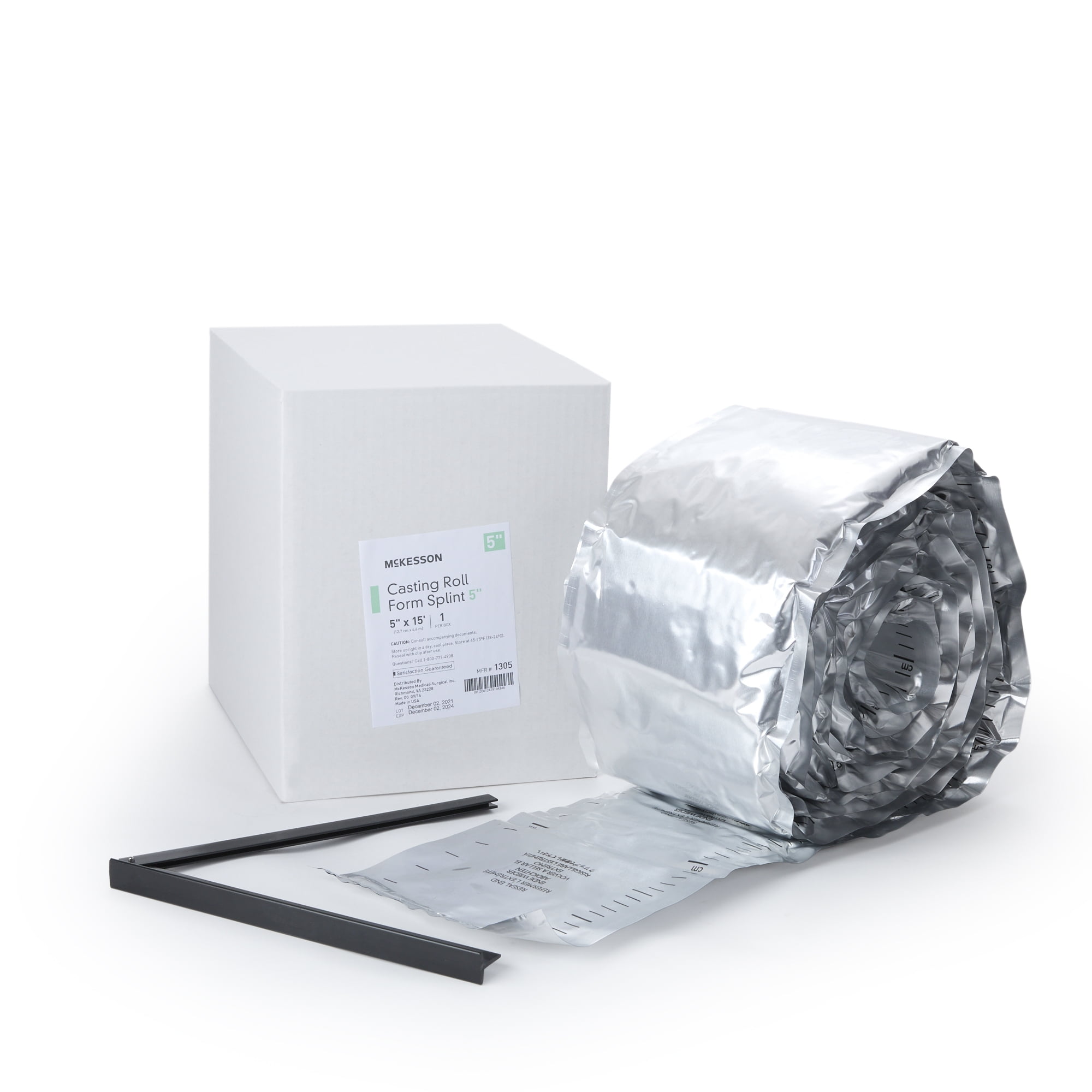 McKesson Casting Rolled Form Splints, Fiberglass Padding Splint Roll, 5 ...