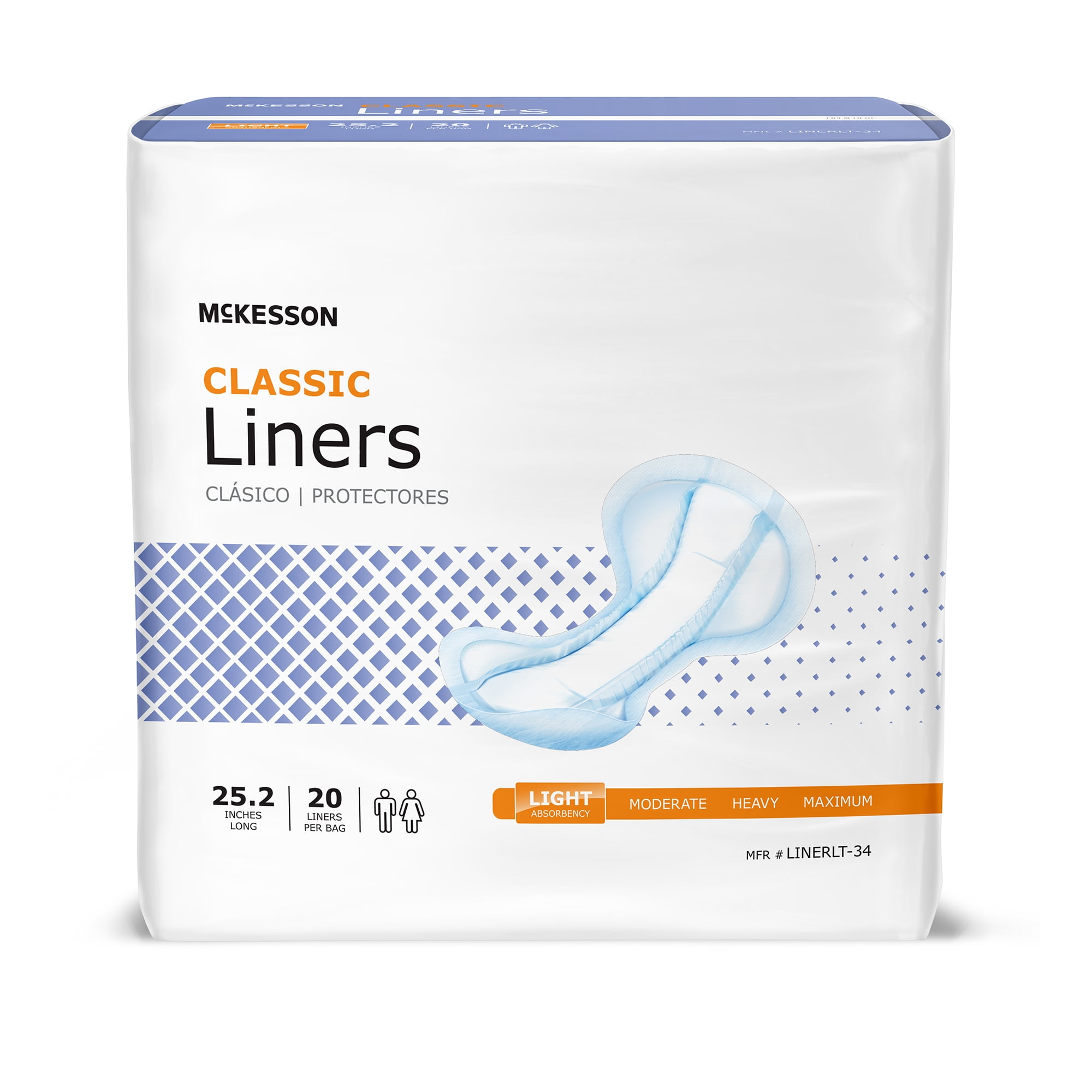 Customer reviews for McKesson Classic Incontinence Liners, Light ...
