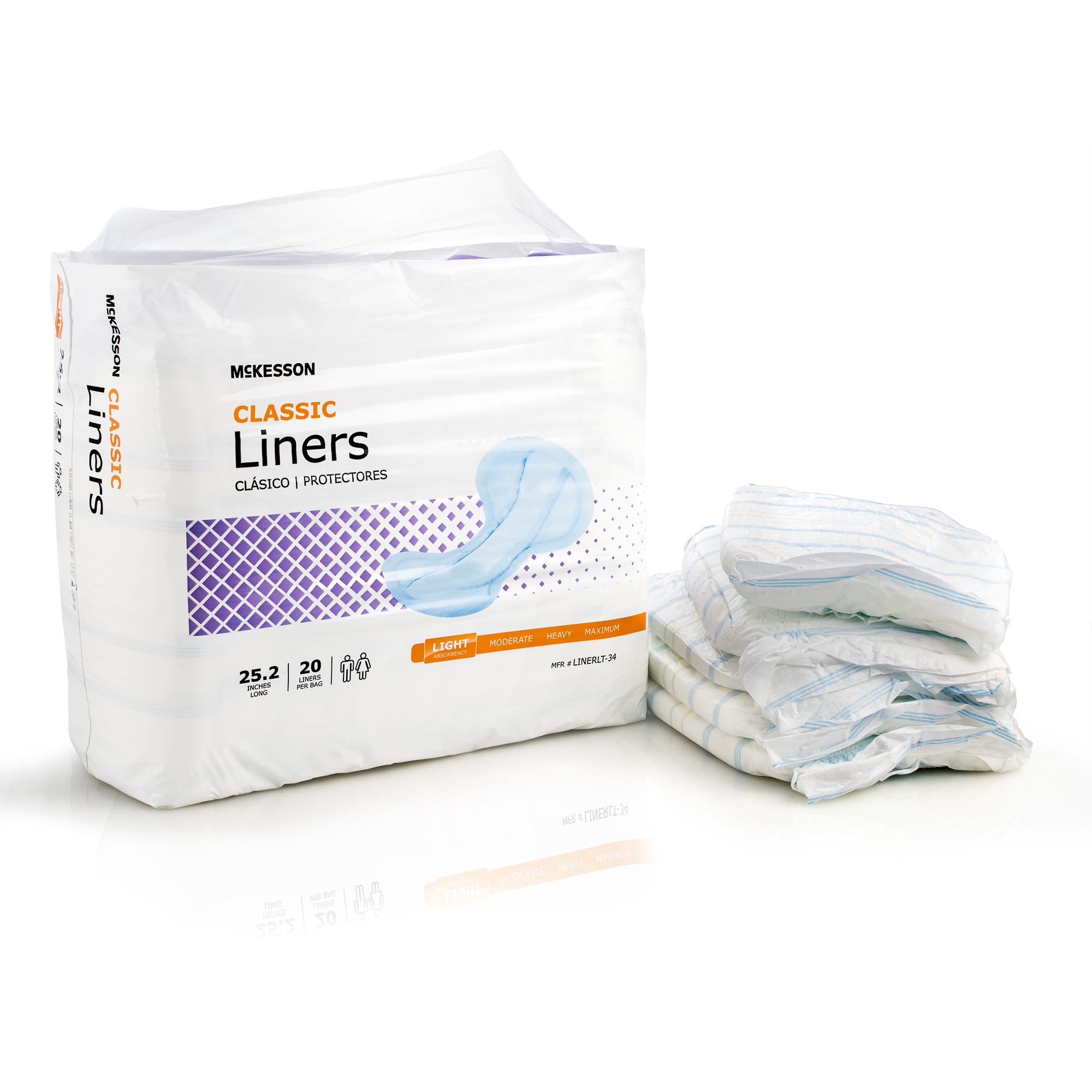 Prevail Very Light Absorbency Incontinence Liners, Regular Length, 26 ...