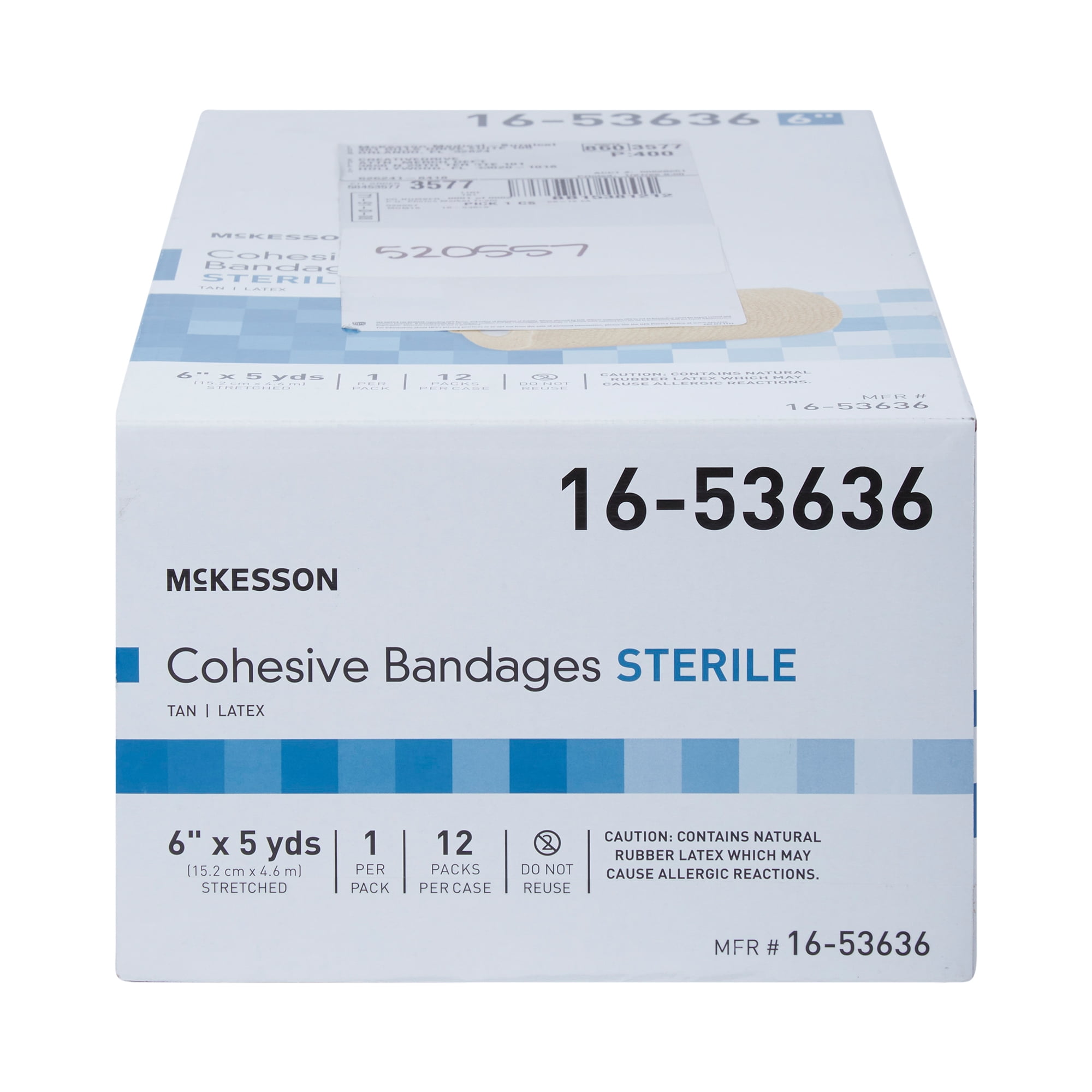 McKesson Cohesive Bandage, Sterile, Self-Adherent Closure, Tan, 6 in x ...