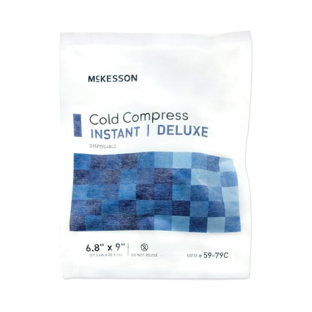 McKesson Cold Compress for Injury, Instant Cold Pack, 6 4/5 in x 9 in ...