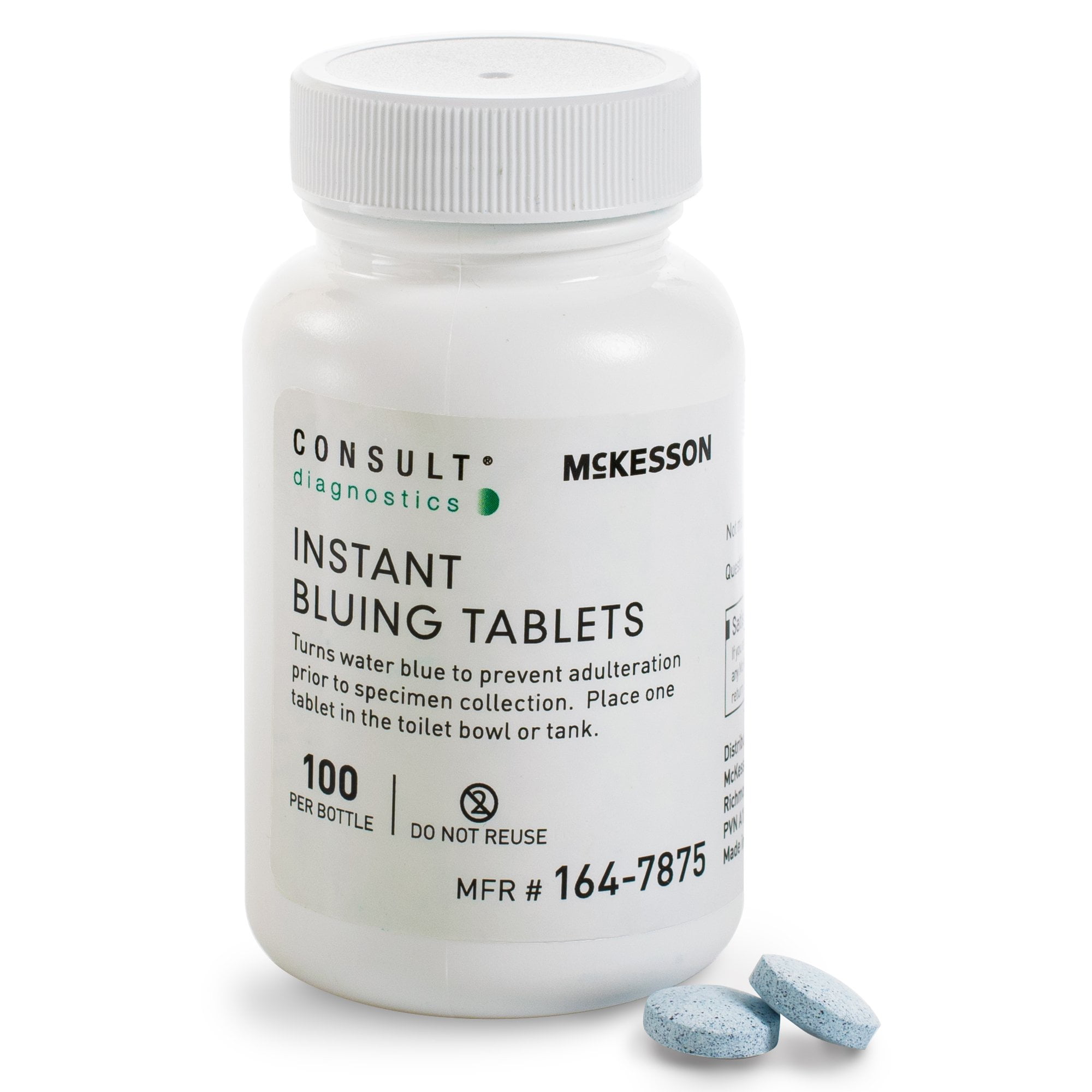 McKesson Consult Instant Bluing Tablets 164-7875 - (100 Ct) - Walmart.com