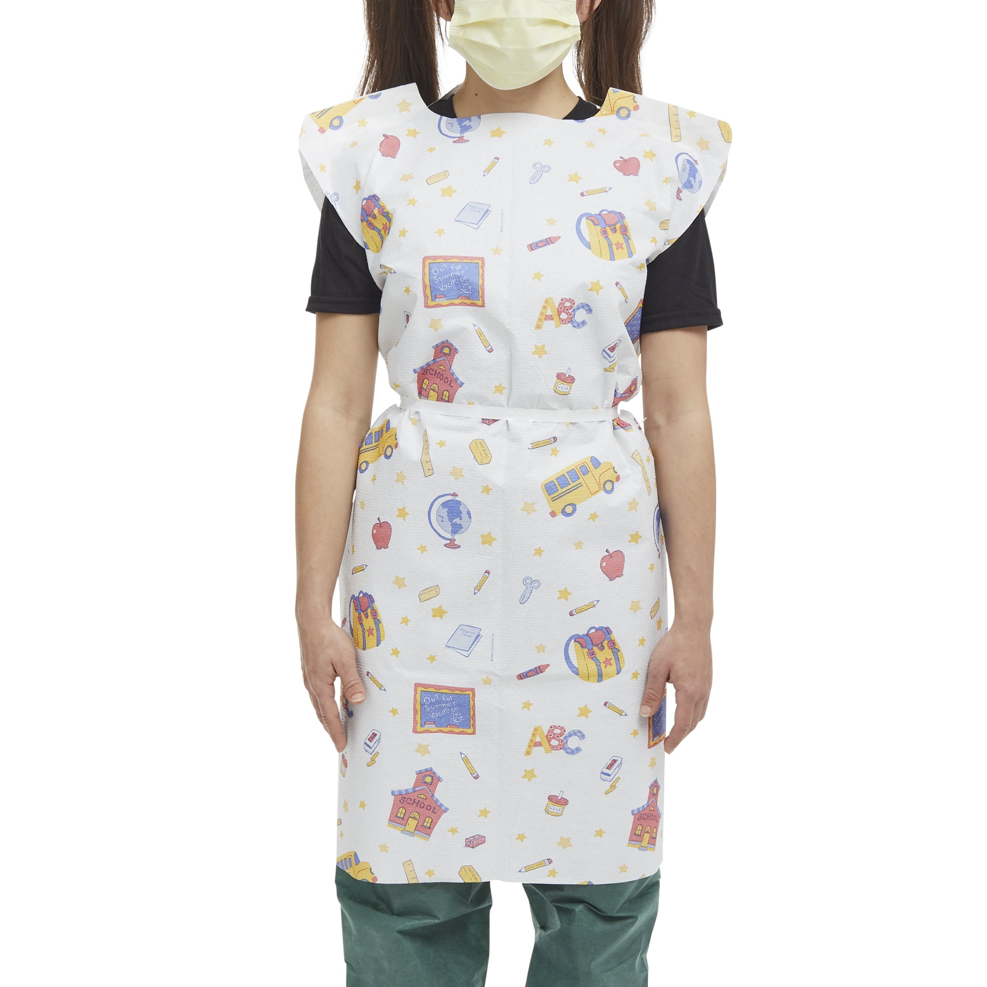 McKesson Disposable Pediatric Tissue-Poly Exam Gown Child Size 50 Ct ...