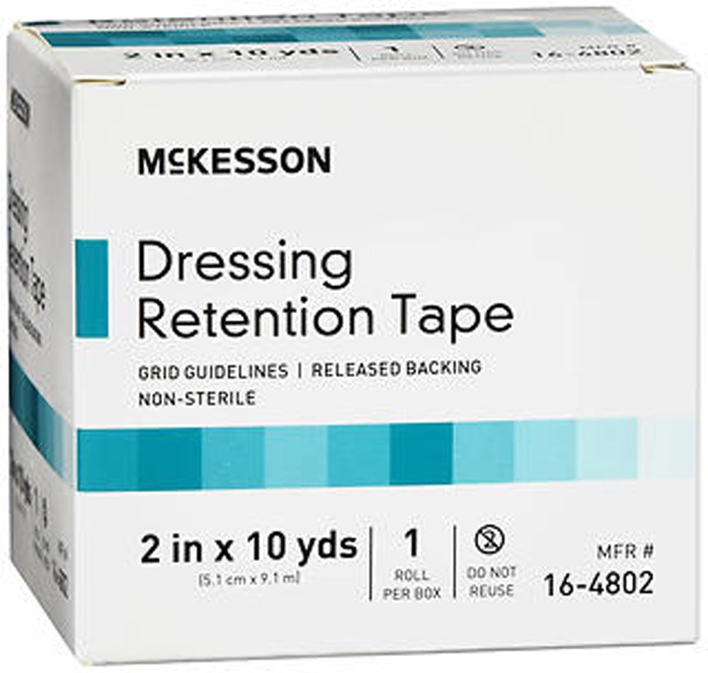 McKesson Sterile Dressing Retention Tape Roll, 2 in x 10 yds, Latex ...