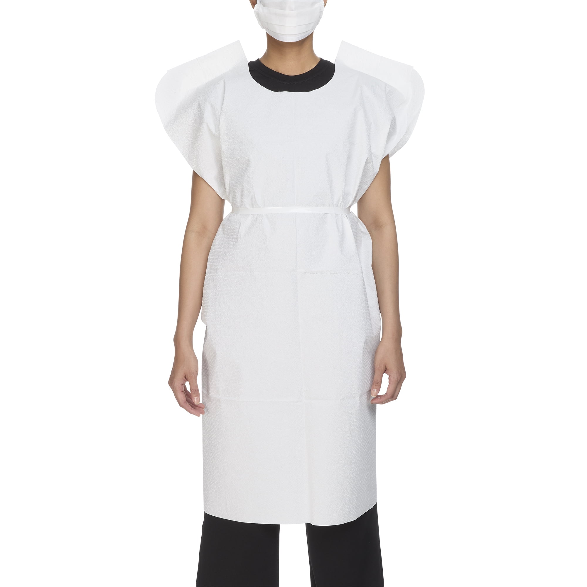 McKesson Exam Gowns, Disposable - Poly and Deluxe Tissue, Front or Back ...