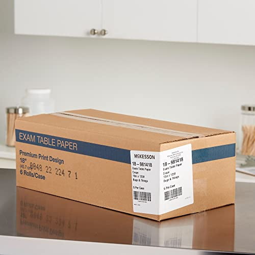 McKesson Exam Table Paper, Barrier Protection, Crepe Pediatric Table ...