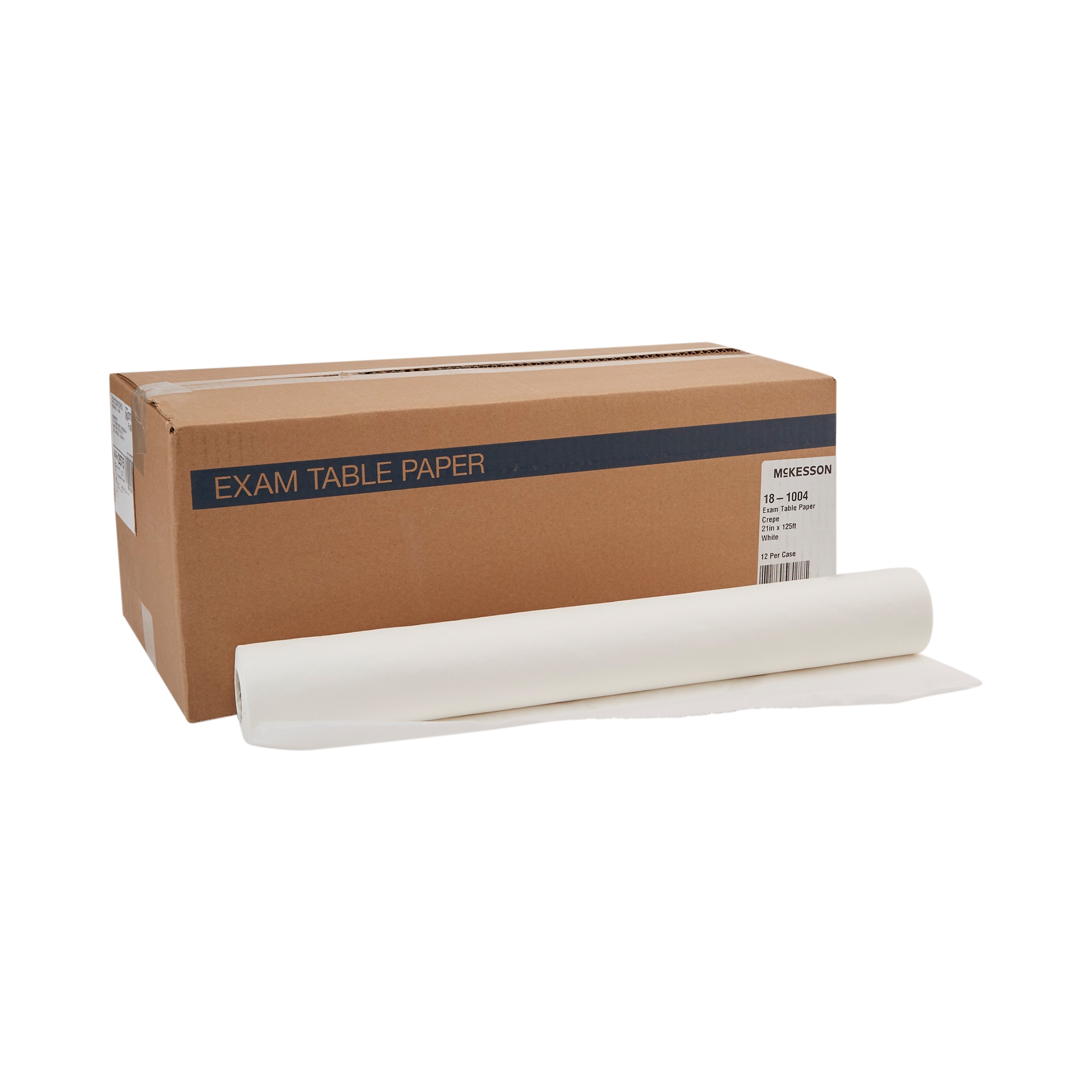 Exam Table Paper, crepe, white, 18" x 125 feet, 12/case - Walmart.com