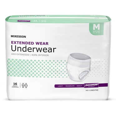McKesson Ultimate Underwear, Incontinence, Maximum Absorbency, Large ...