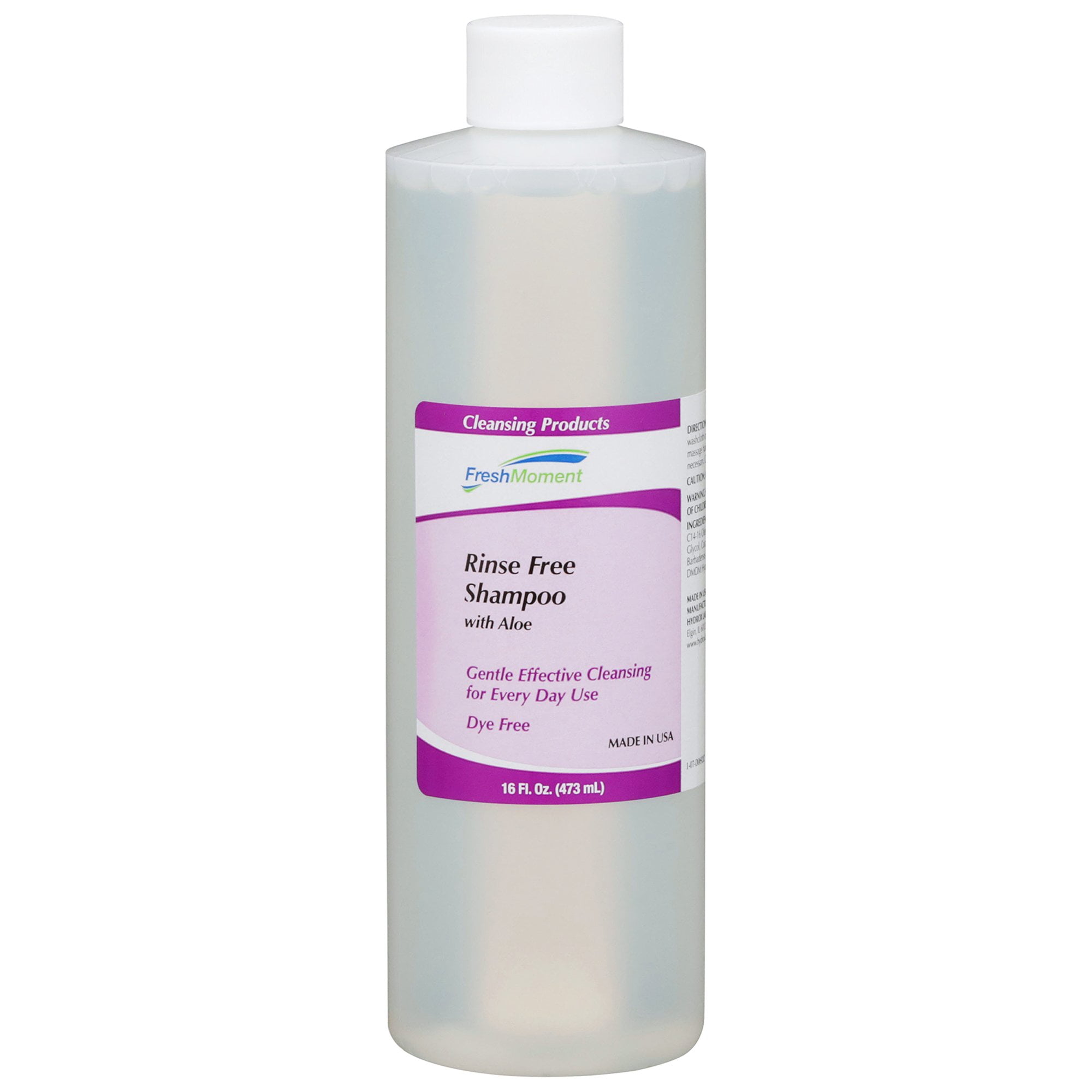 McKesson Fresh Moment Rinse-Free Shampoo, Floral Scent, 16 oz. Bottle ...