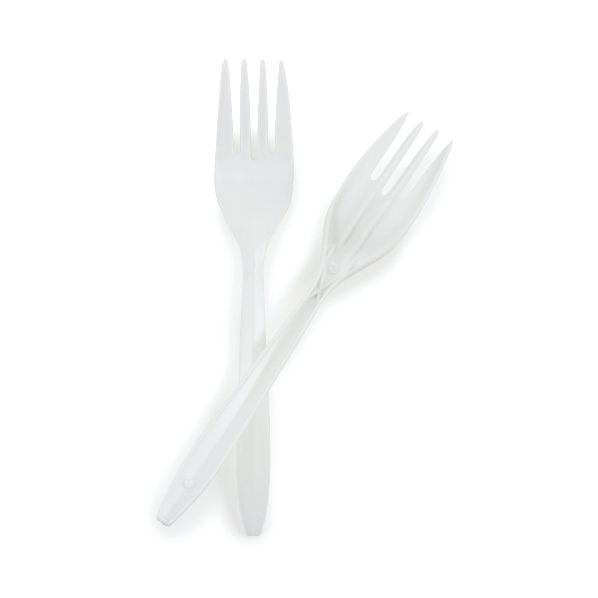 McKesson General Purpose White Polypropylene Plastic Forks, 5.8", 1000 ...