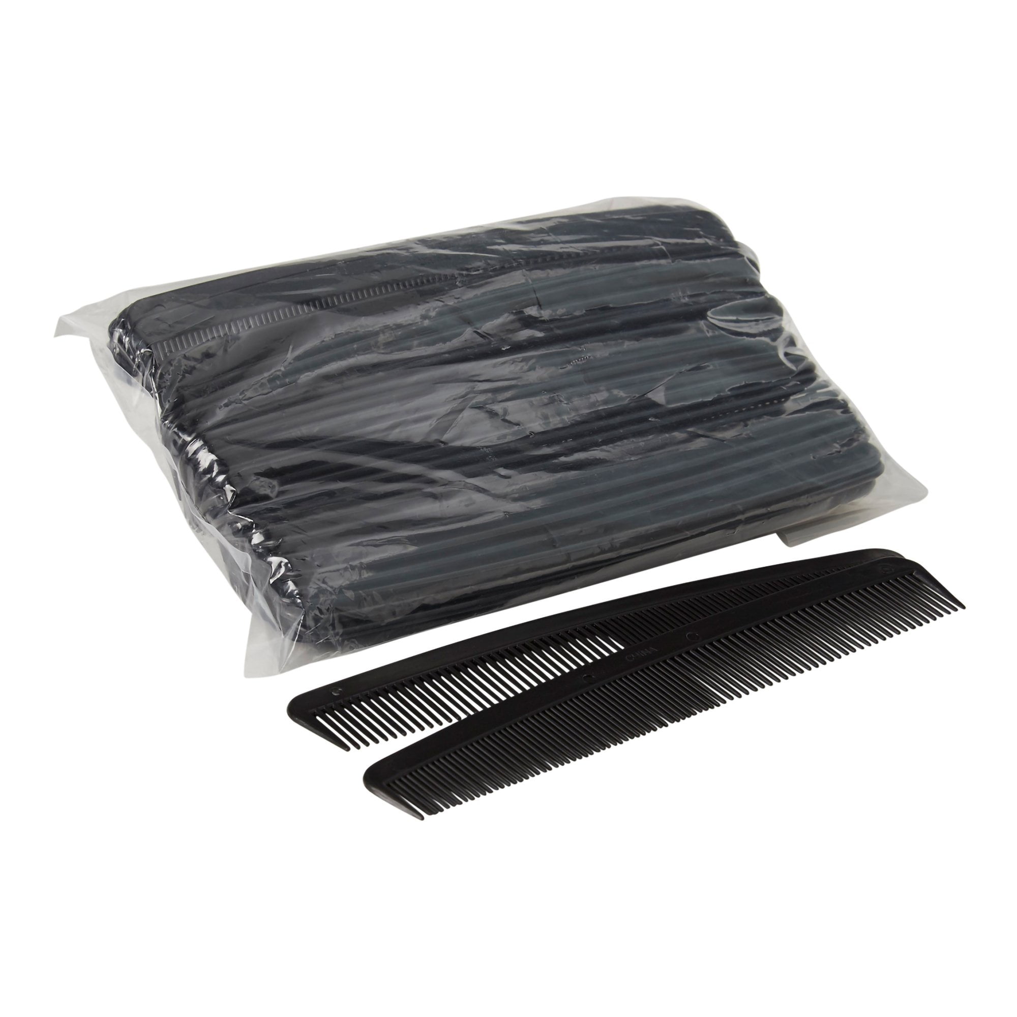 McKesson Disposable Black Plastic Hair Comb, 7 in, Extra Wide Tooth ...