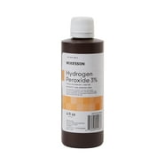 McKesson Medical Grade Hydrogen Peroxide 3%, First Aid Antiseptic, 1 ...