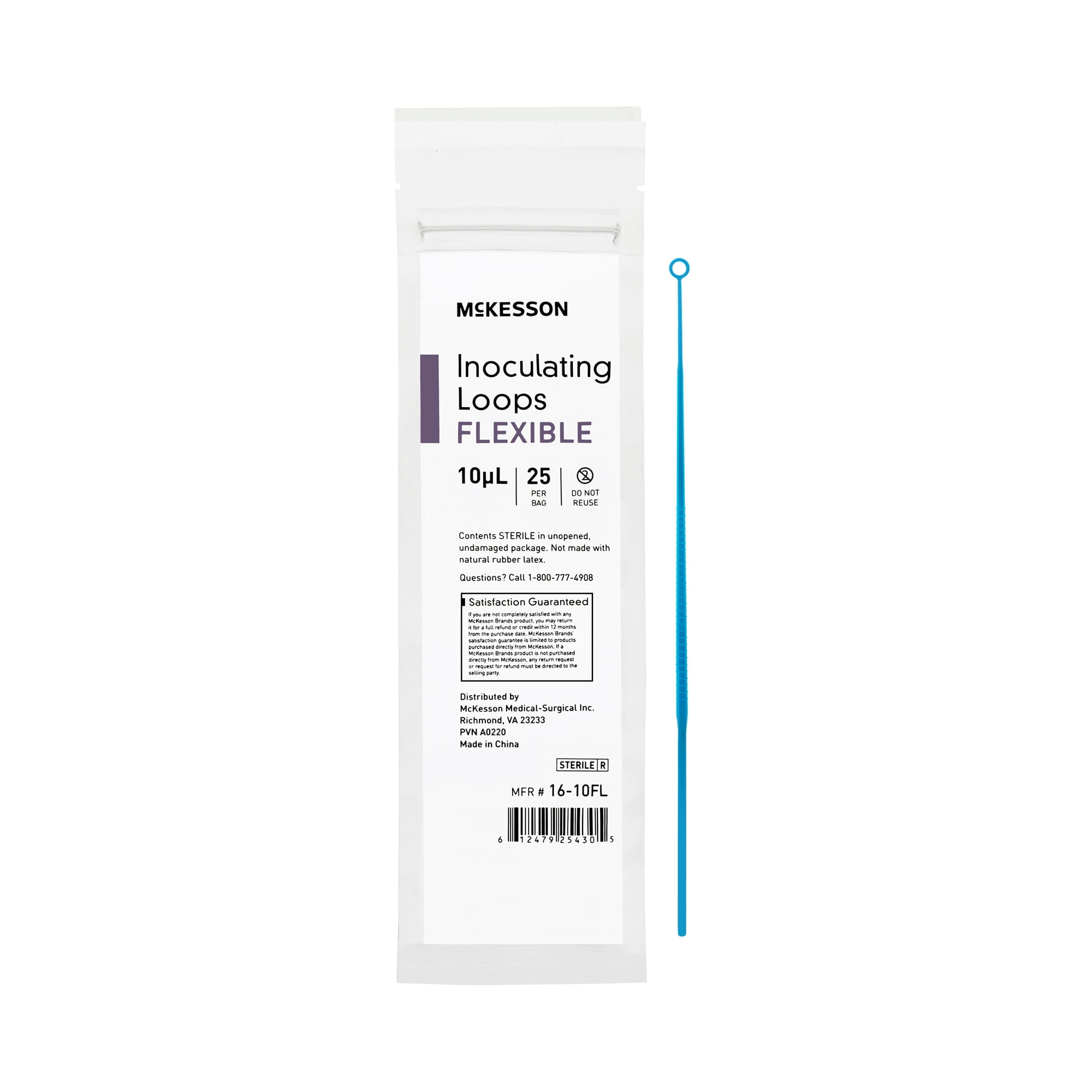 McKesson Inoculating Loop Sterile Disposable 16-10FL, 25 Ct - Walmart.com