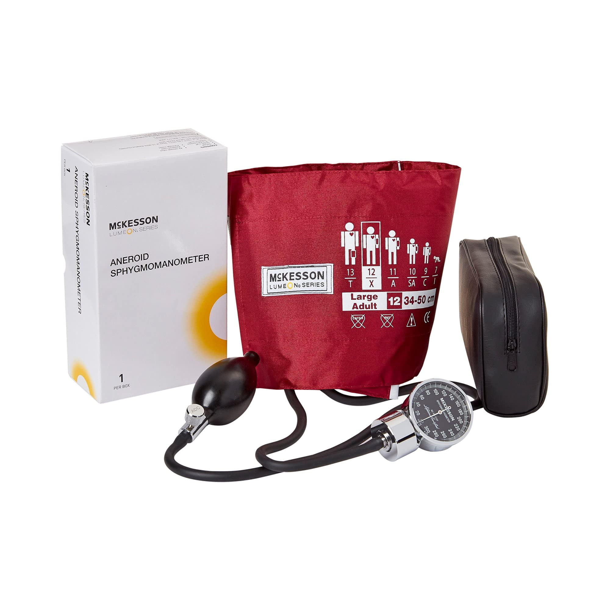 McKesson LUMEON Professional Aneroid Sphygmomanometer, Blood Pressure ...