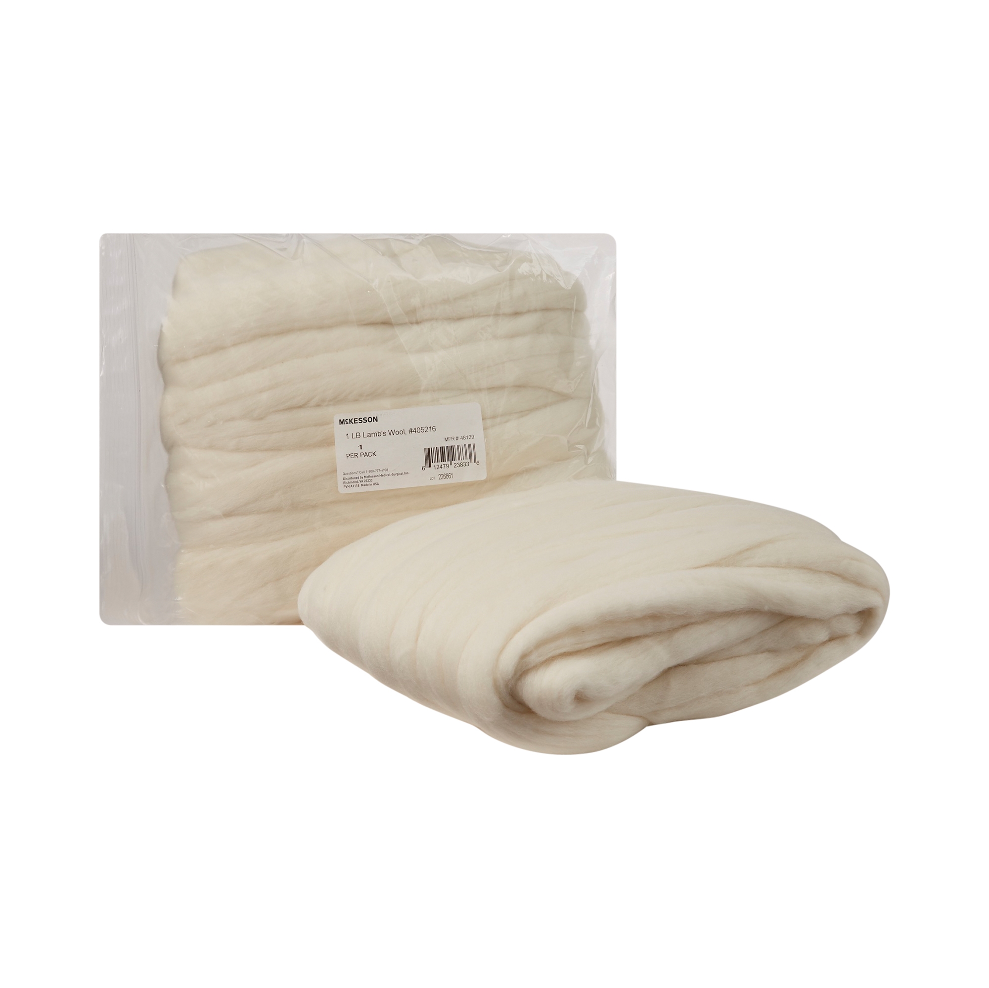 McKesson Lamb's Wool Padding - for Feet Softening and Toe Separation, 1 ...