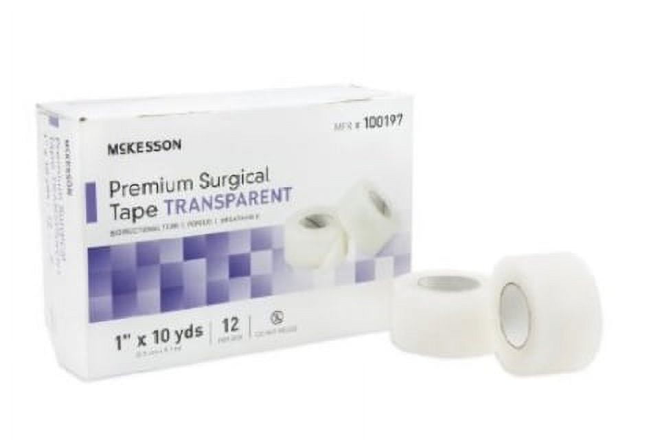 McKesson Medical Tape Water Resistant Plastic 1 Inch X 10 Yard ...