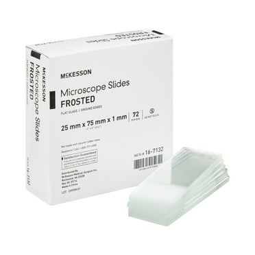 AmScope 50-piece New Pre-Cleaned Blank Microscope Slides and 100-piece ...
