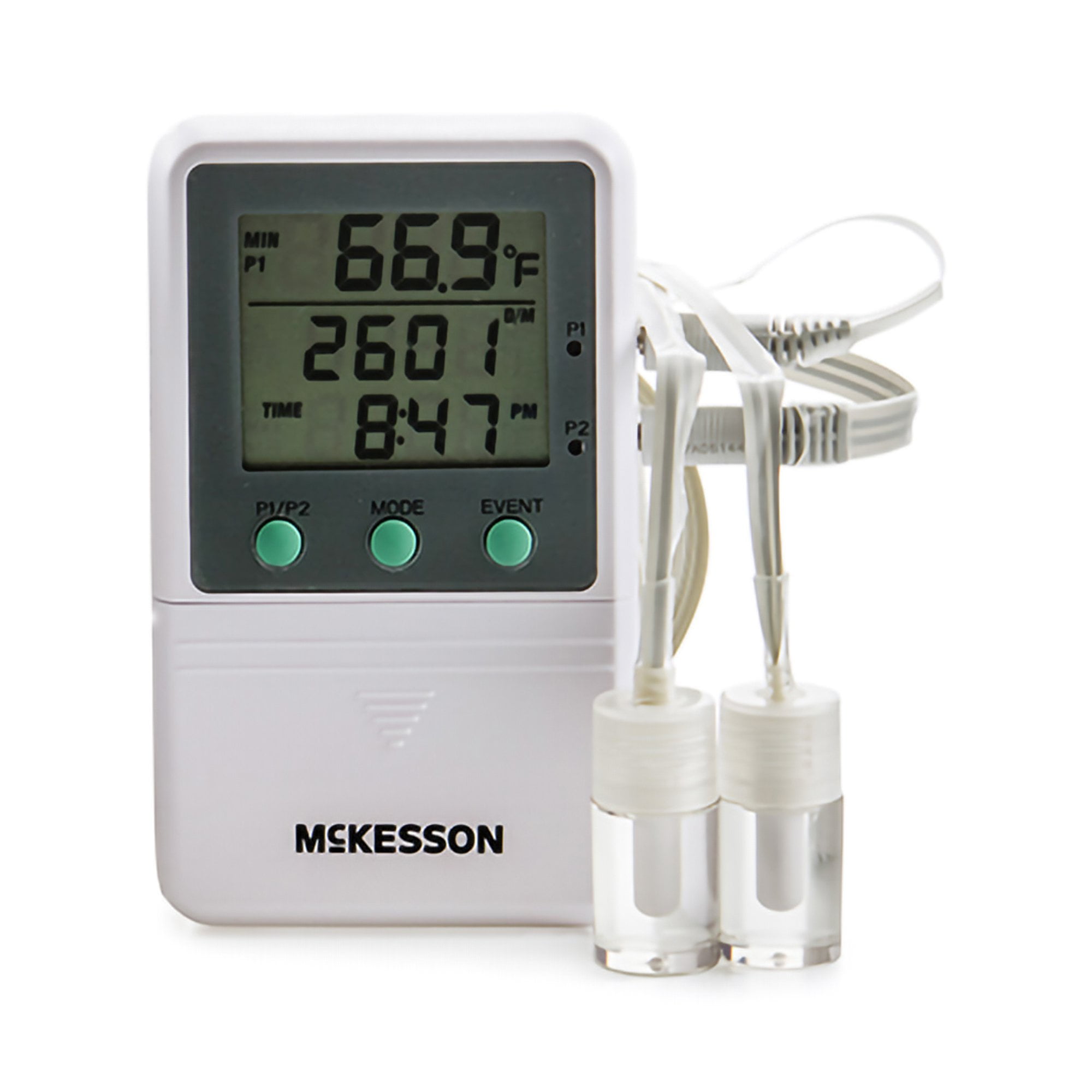 McKesson Multiple Mounting Options Dual (°F °C) Digital Refrigerator ...