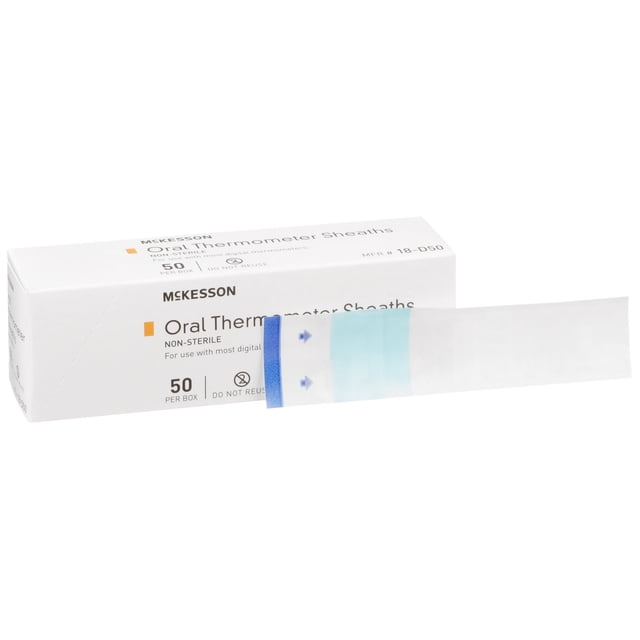 McKesson Oral Thermometer Probe Covers, Disposable Sheaths for Digital ...