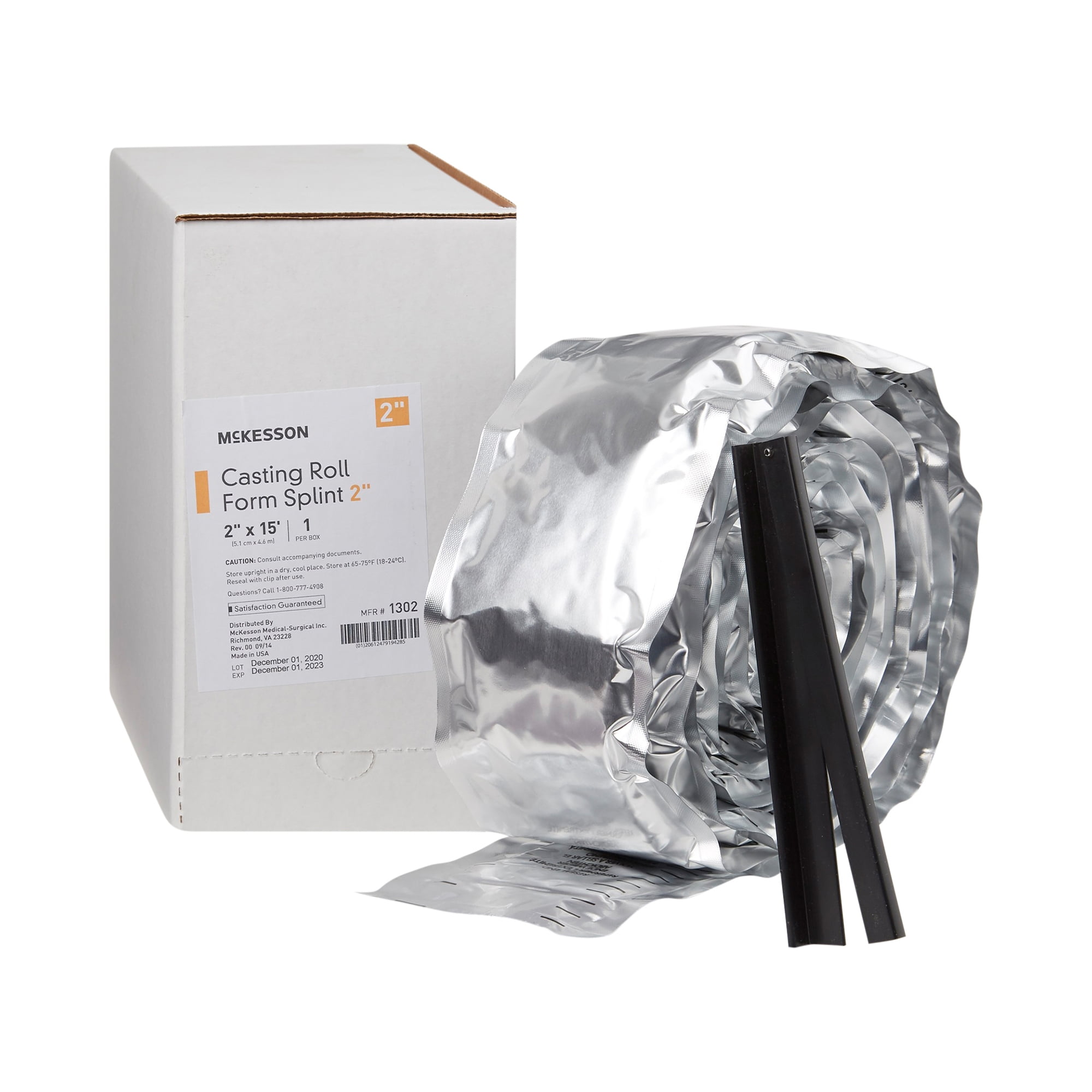 McKesson Padded Splint Roll - Fiberglass Orthopedic Casting Roll, 2 in ...